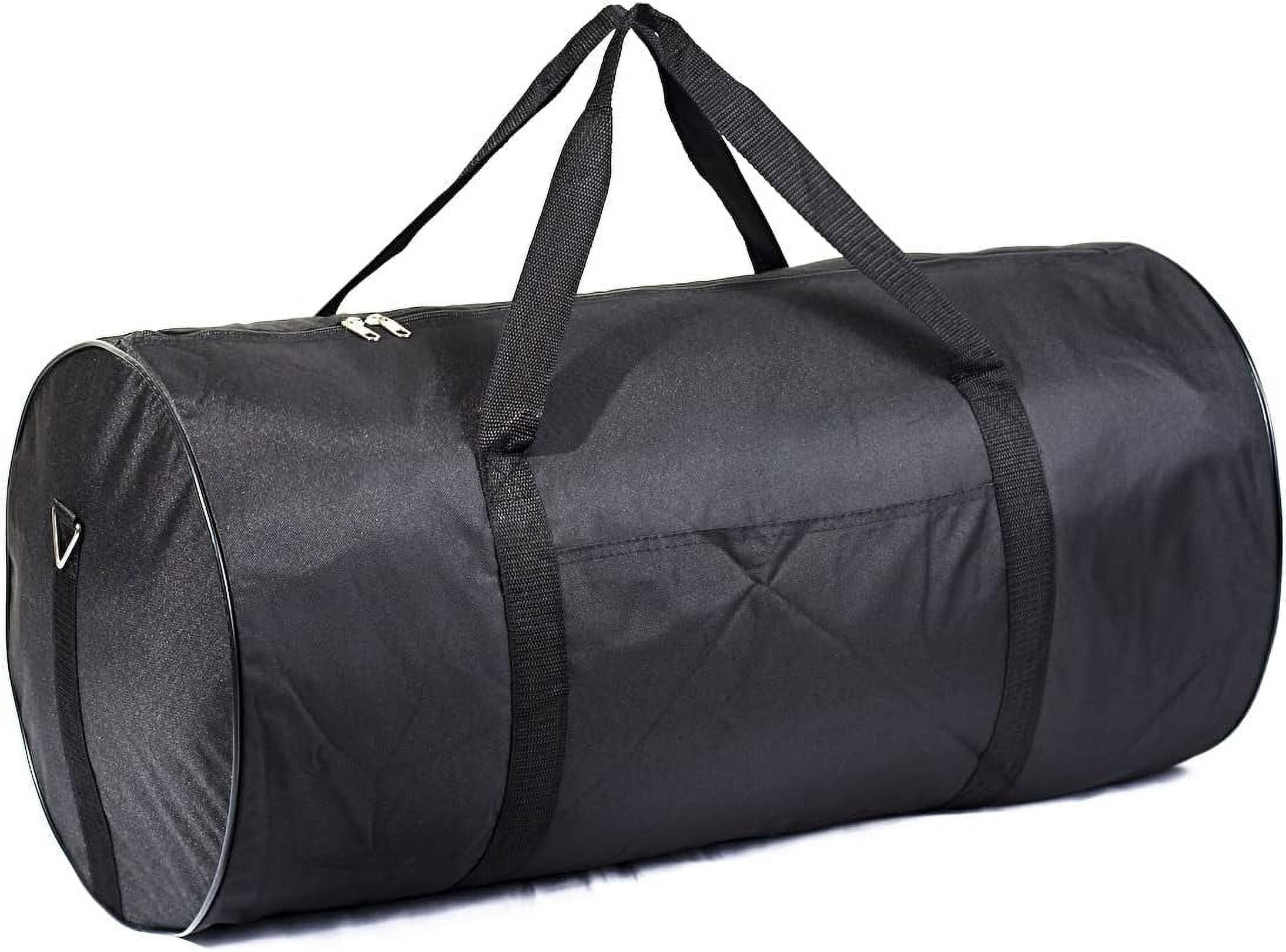 SQUARE BLACK DUFFLE CARGO BAG LUGGAGE LAUNDRY TOTE (50Lb 30inches ...