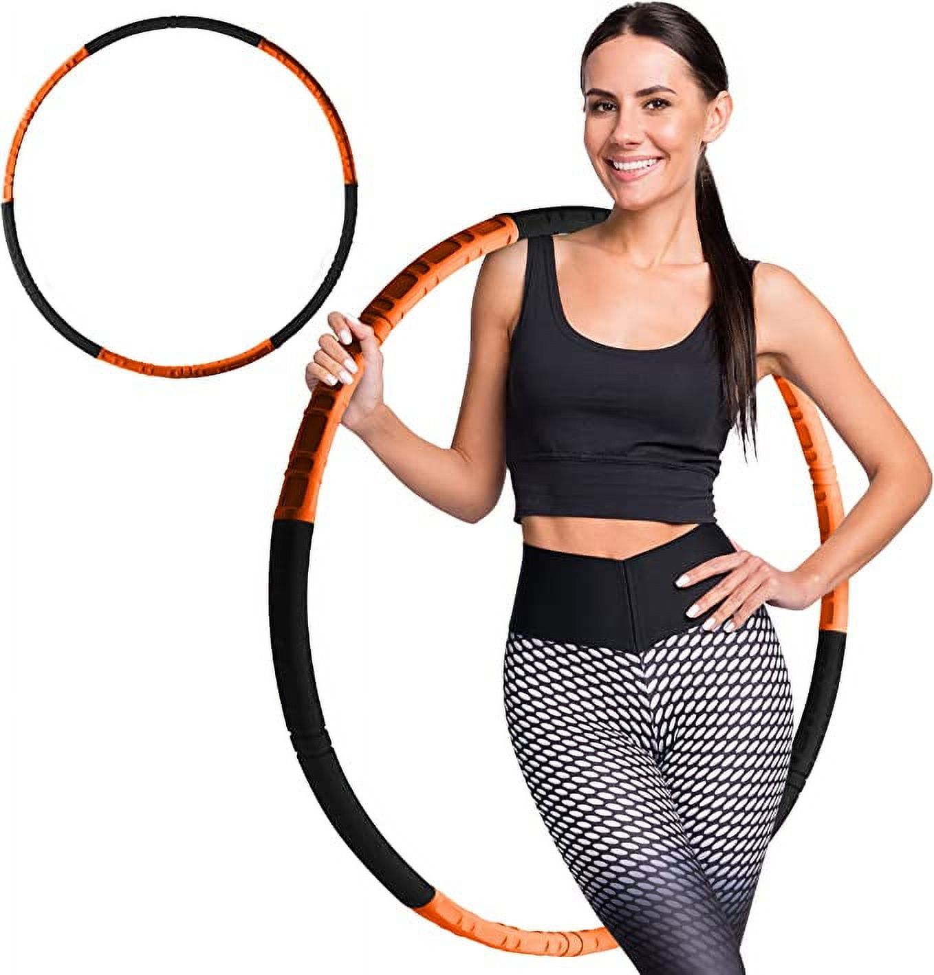 Free Shipping! SQUATZ Weighted Smart Hula Hoop - Adjustable, Detachable ...
