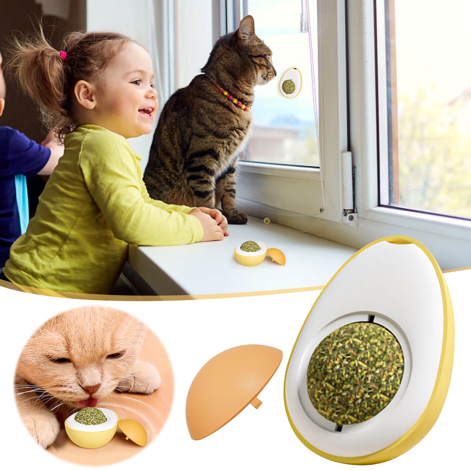 SQUEAKY DOG TOY Bouncy Chew Toy for Interactive Play, Durable Natural ...