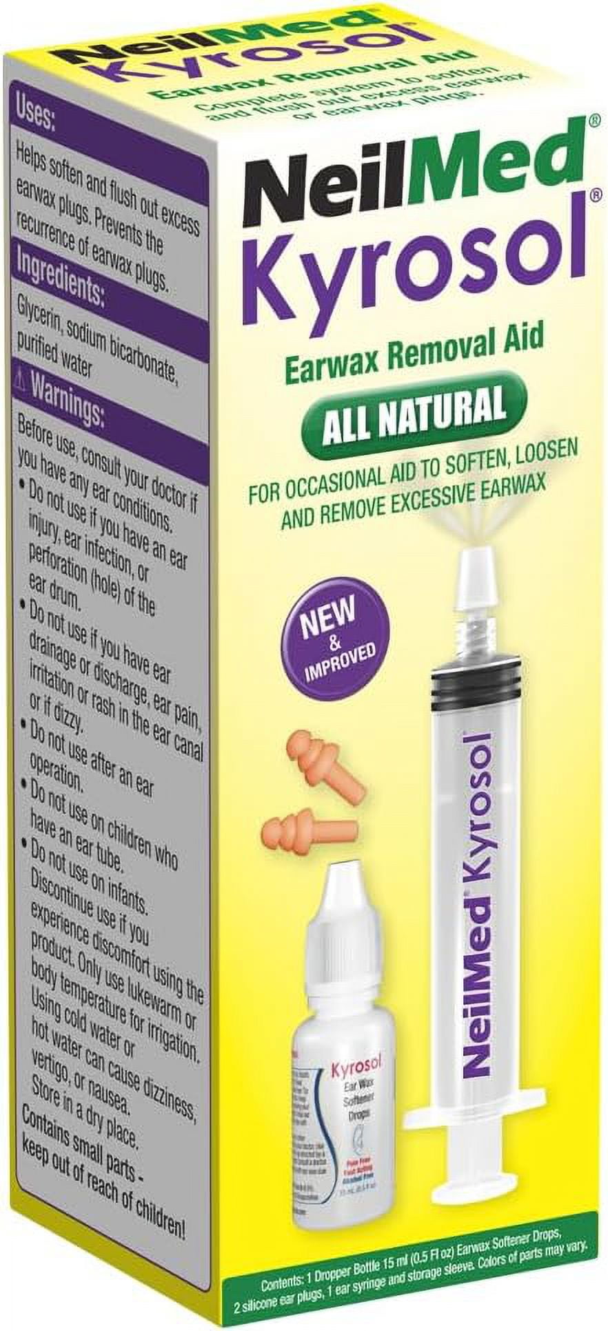 SQUIP NeilMed Kyrosol All-Natural Earwax Removal Aid, Original Version ...