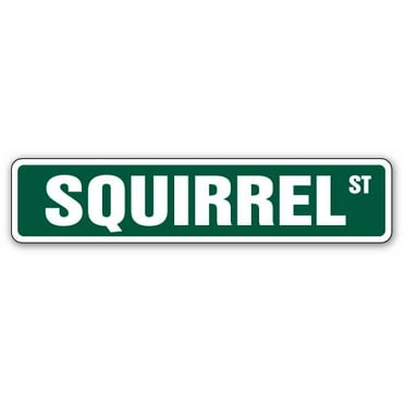 Squirrel Crossing Sign - Walmart.com