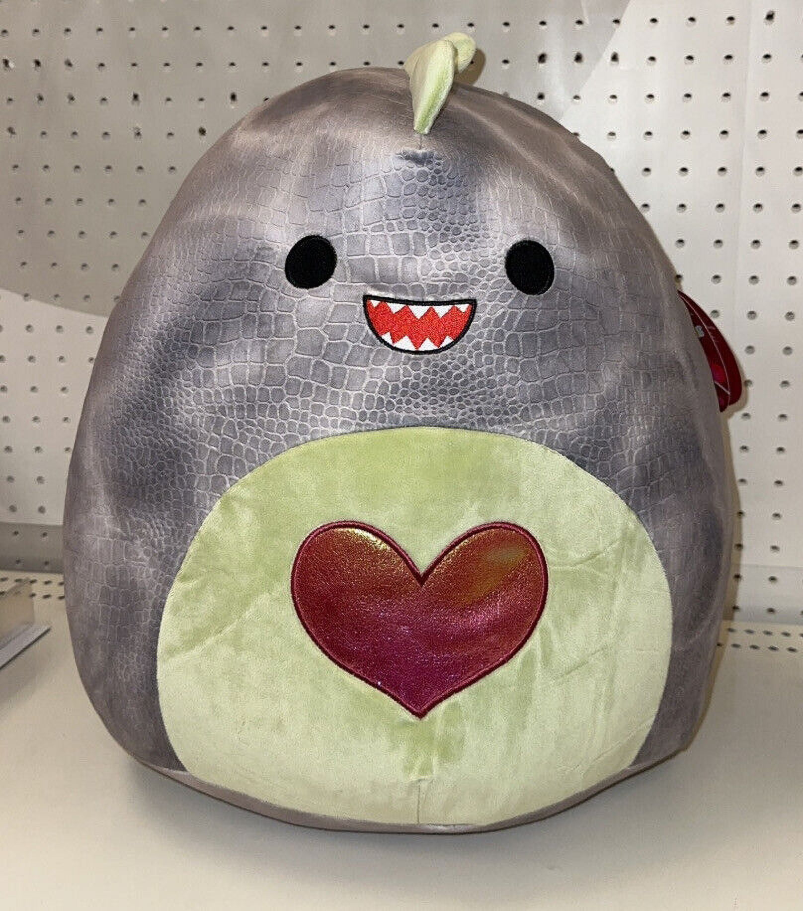 Squishmallows SQUISHMALLOW 16” Xander the T-Rex Dinosaur Valentine's ...