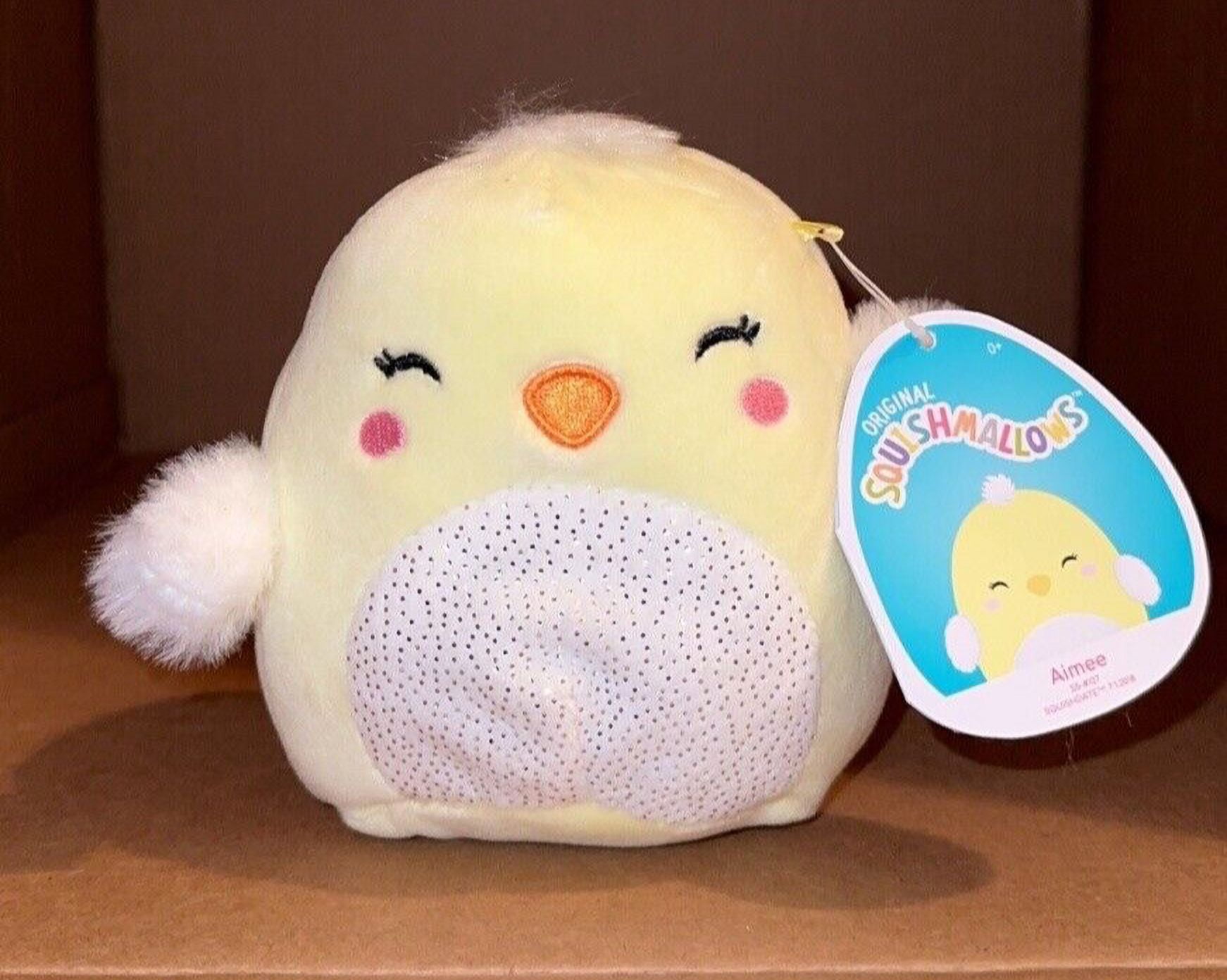 SQUISHMALLOW 5" AIMEE THE YELLOW CHICK EASTER PLUSH - Walmart.com
