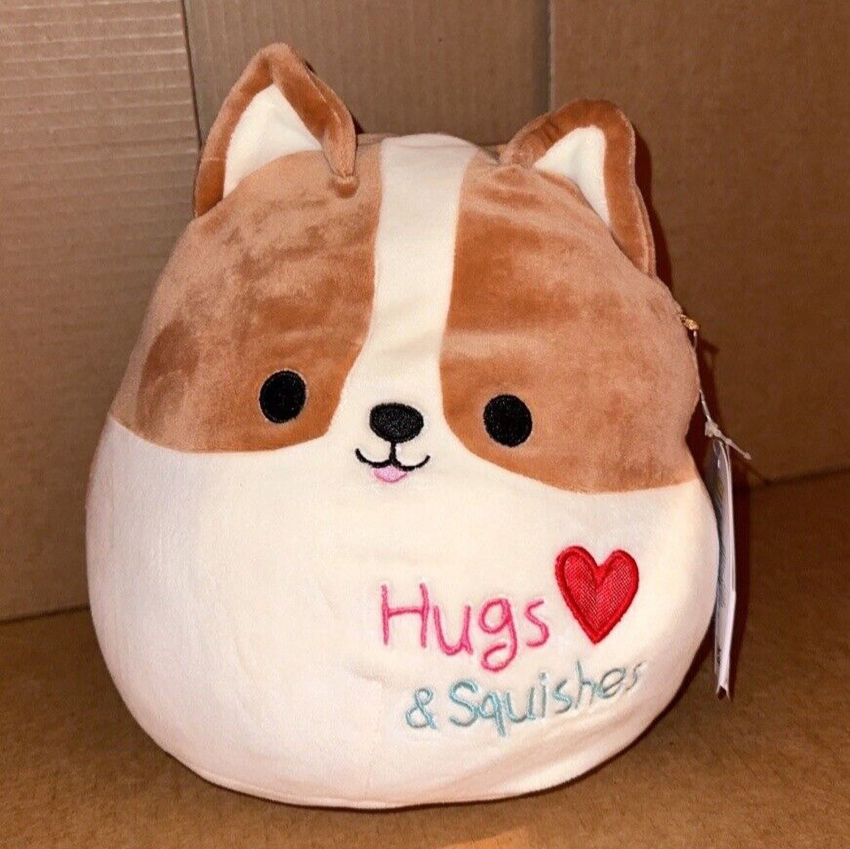 SQUISHMALLOW 8" Reginald The Corgi Dog VALENTINES PLUSH - Walmart.com