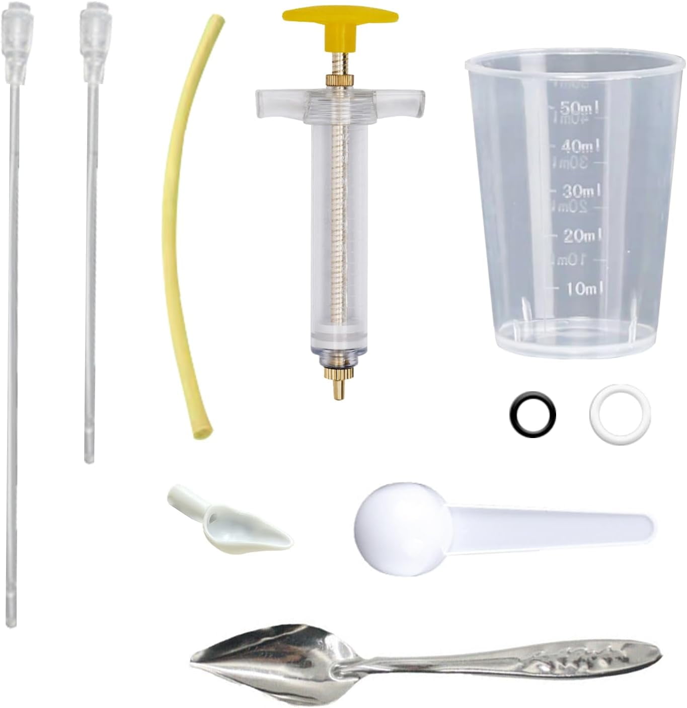 SQUSIMEI 8 Pcs Bird Feeding Syringe Set Feeding Tubes for Baby Birds ...