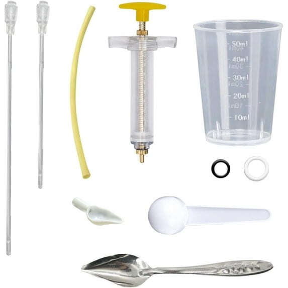 SQUSIMEI 8 Pcs Bird Feeding Syringe Set Feeding Tubes for Baby Birds ...