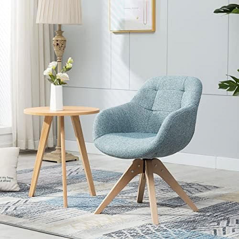 SQWDEC Mid Century Modern Swivel Armchair Arm Accent Chair Home Office ...