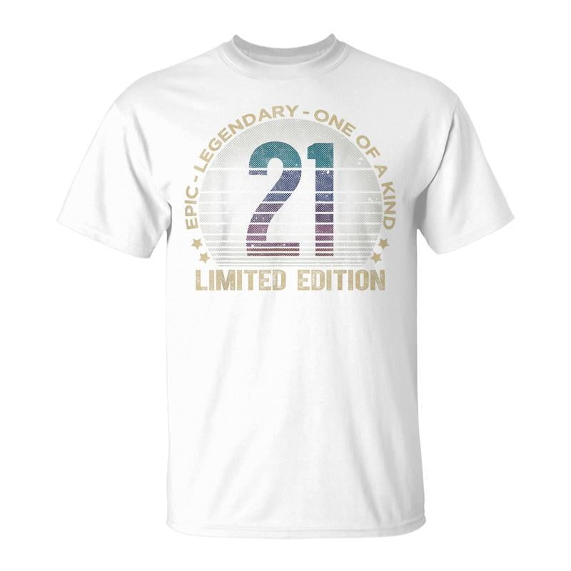 SR 21 Year Old Limited Edition Vintage 21St Birthday T-Shirt - Walmart.com