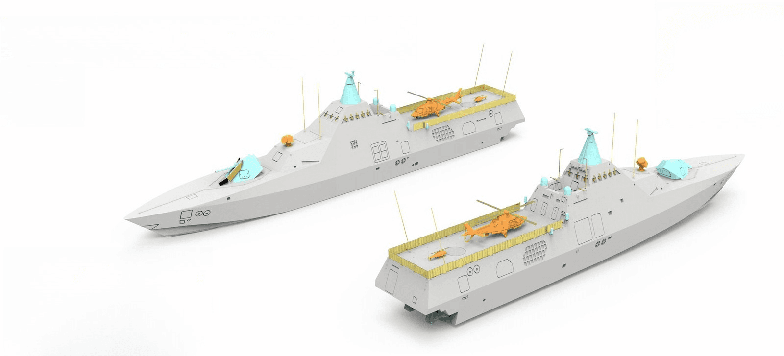 SR-7038 1/700 Royal Swedish Navy Visby Class Corvette(Late Type ...