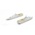 SR-7038 1/700 Royal Swedish Navy Visby Class Corvette(Late Type ...