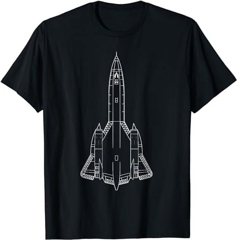 SR-71 Blackbird Air Force Military Jet T-Shirt - Walmart.com