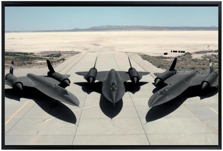SR-71 Blackbird Fleet Wall Art – High-Resolution Military Aviation ...