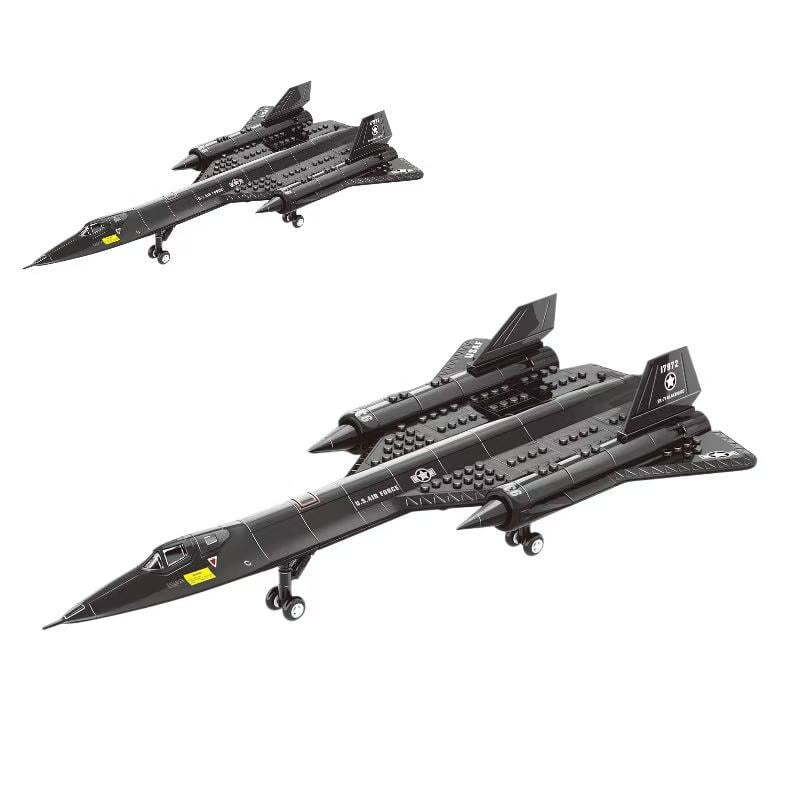 SR 71 Blackbird Jet Building Block Set - 184 Pieces - for Kids and ...