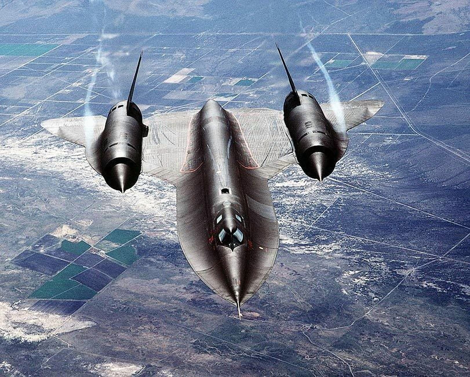 SR-71 Blackbird Over Northern California Style - A - 24x36 Inch ...