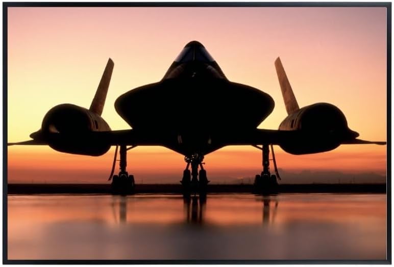SR-71 Blackbird Poster | SkunkWorks Military Aviation Wall Art ...