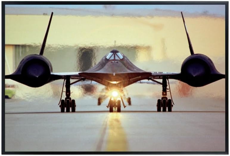 SR-71 Blackbird Stealth Jet Poster | Military Aviation Wall Art | Skunk ...
