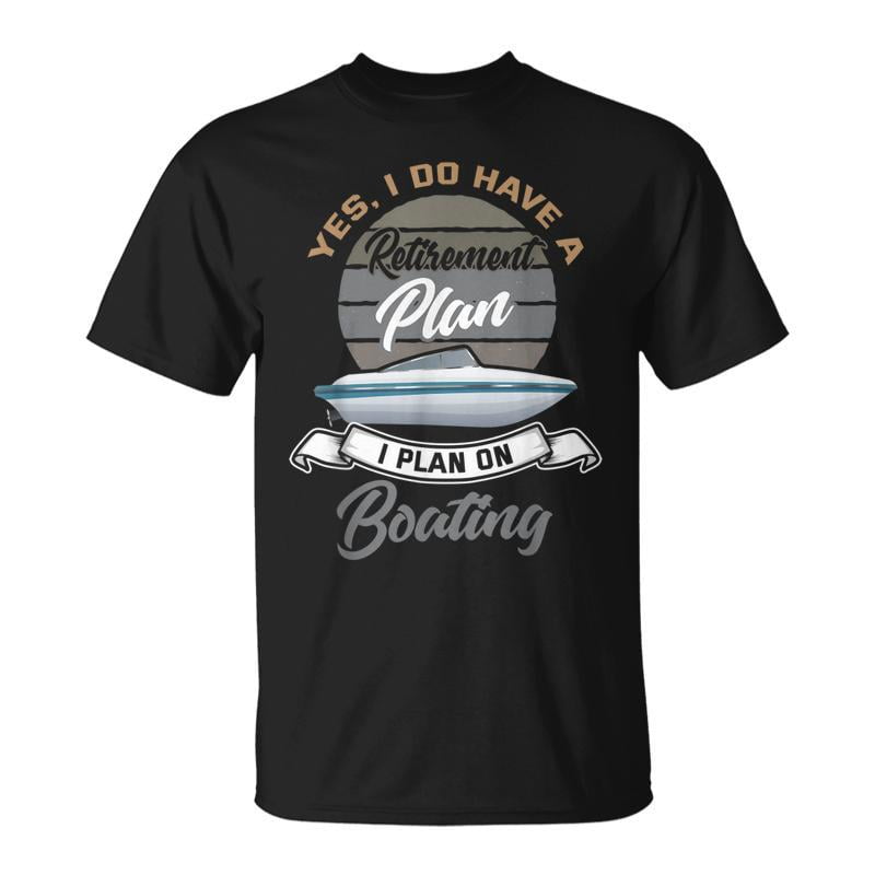 SR Boating Retirement Boat Captain Retirement T-shirt - Walmart.com