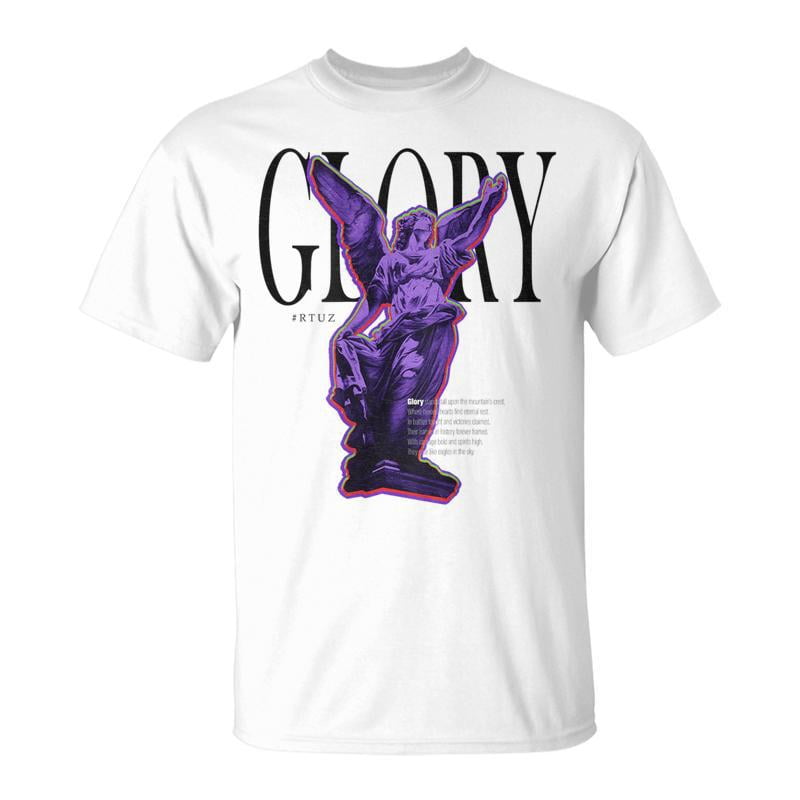 SR Hip Hop Vintage Edgy Urban Y2k Back Print Streetwear Angel T-Shirt ...