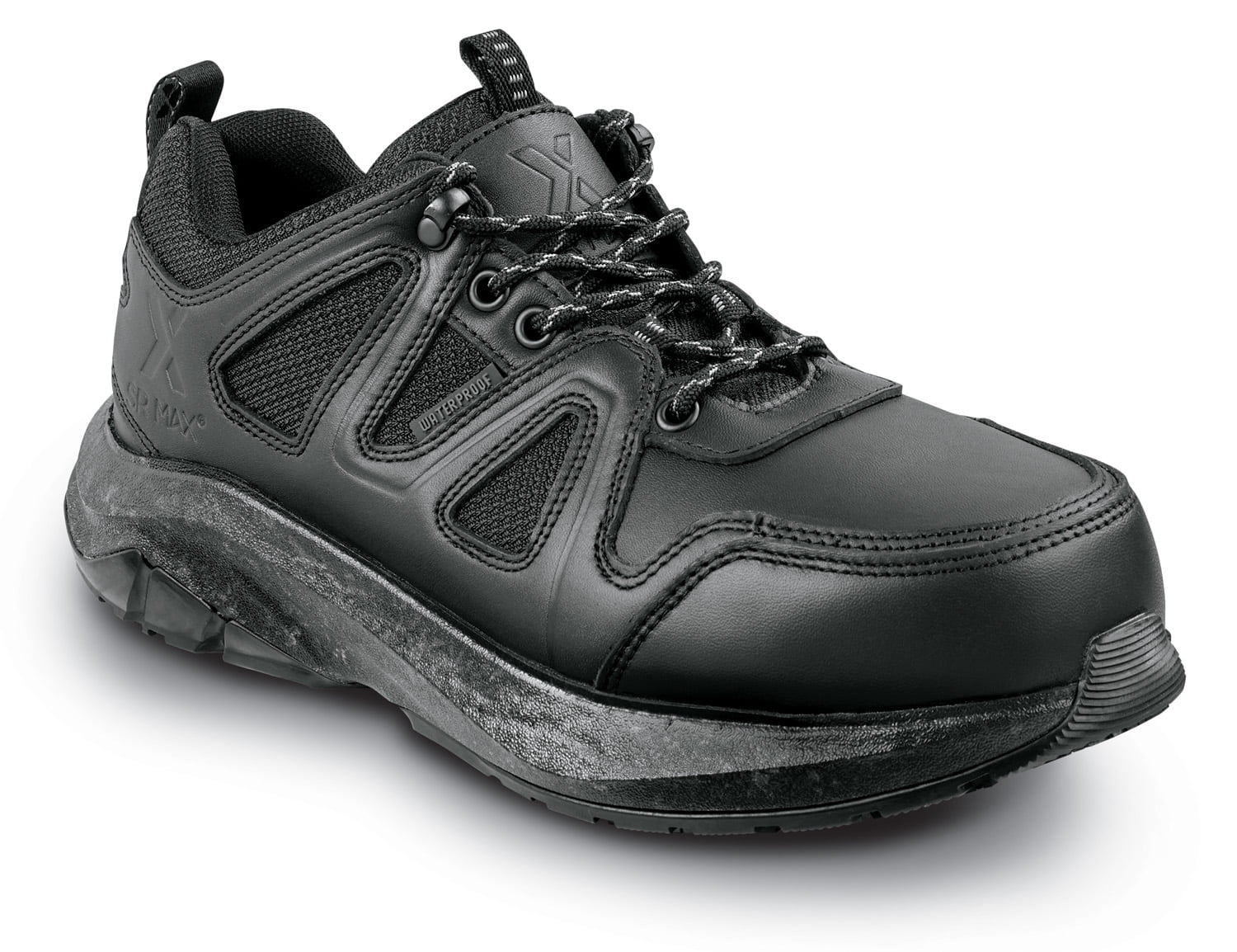 SR Max/Blumaka Linville, Men's, Black, Steel Toe, EH, WP, MaxTRAX Slip ...