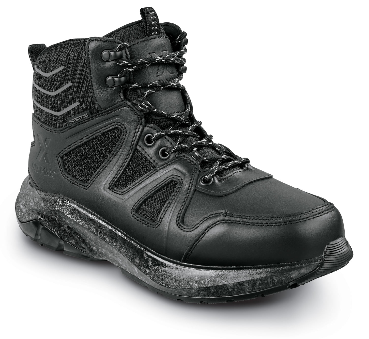 SR Max/Blumaka Roxborough, Men's, Black, Soft Toe, WP, MaxTRAX Slip ...