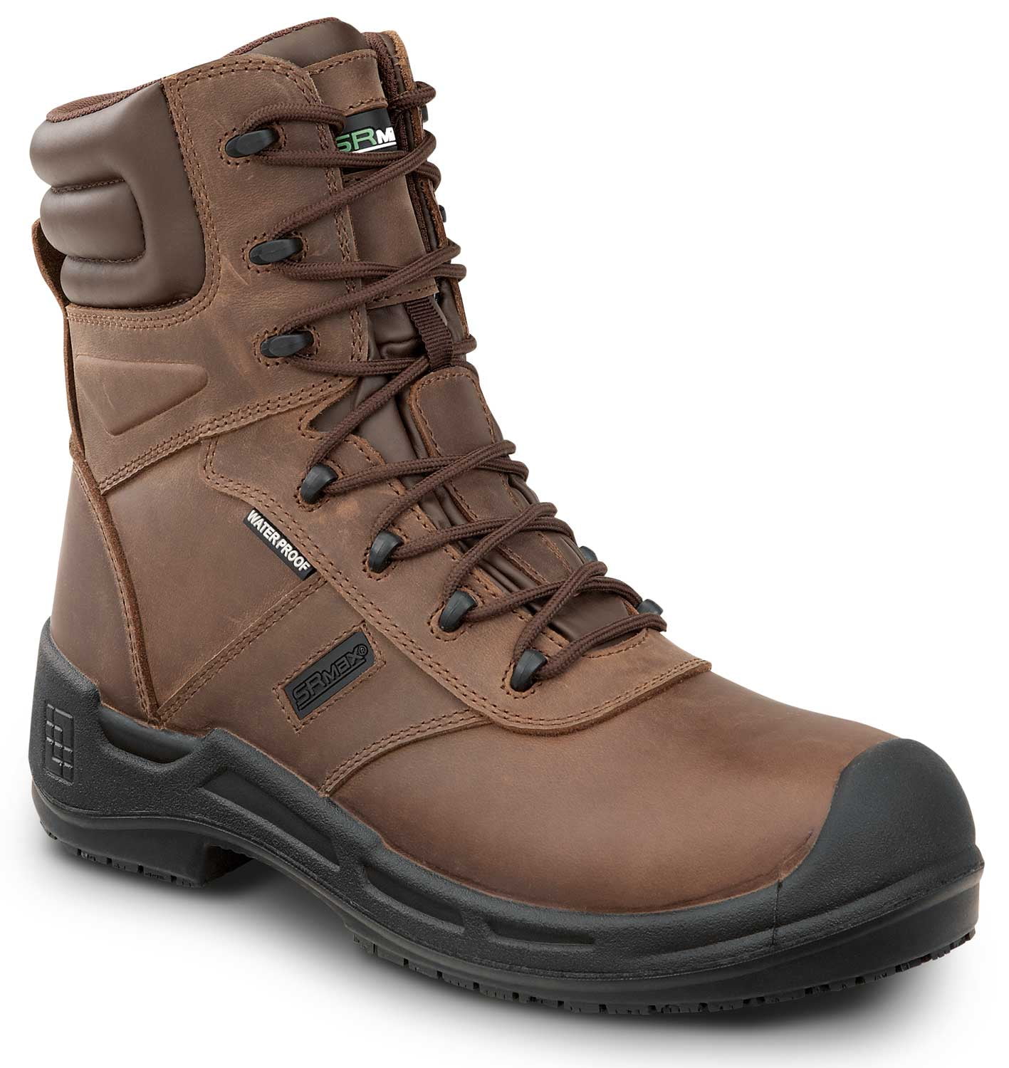 SR Max Logan, Men's, Brown, Comp Toe, EH, Waterproof, Insulated, Slip ...