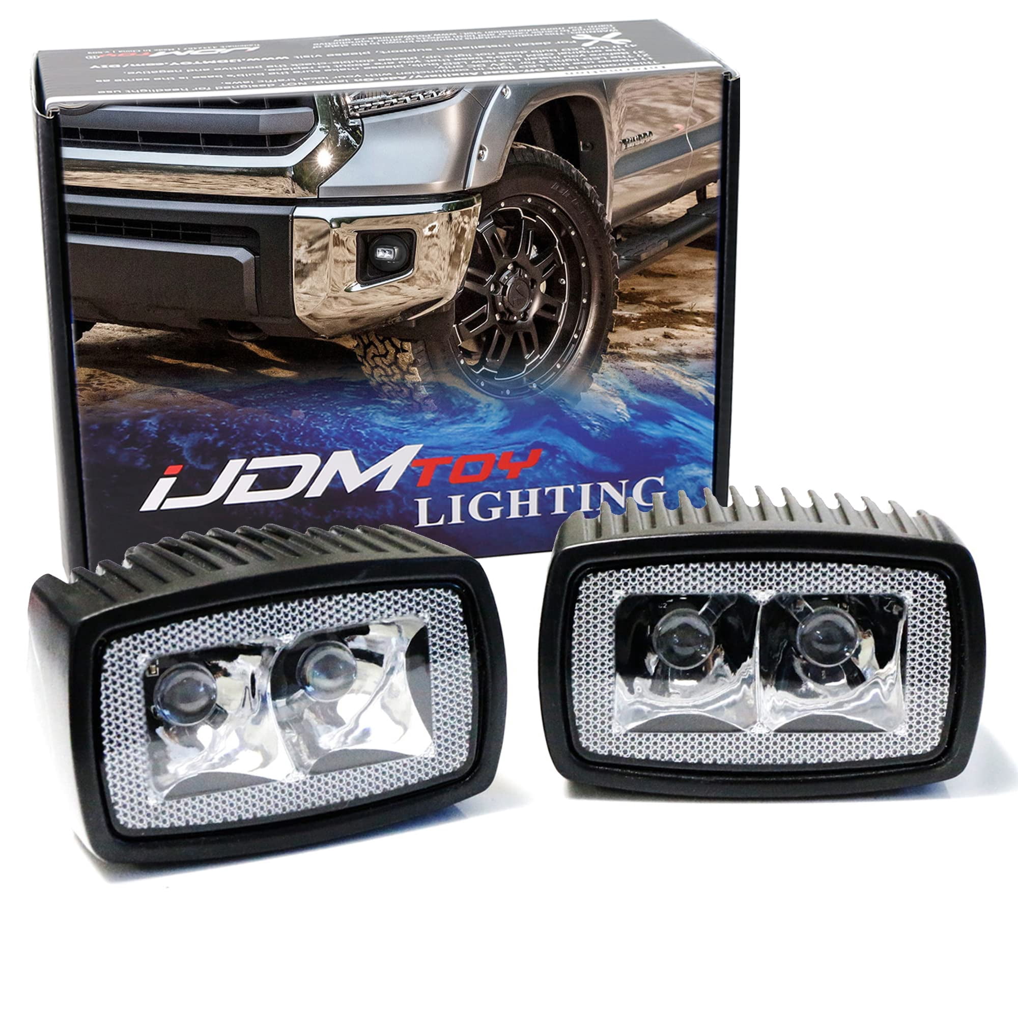 SR-Mini High Power 10W LED Pod Lights For Car SUV Truck For Driving Fog ...