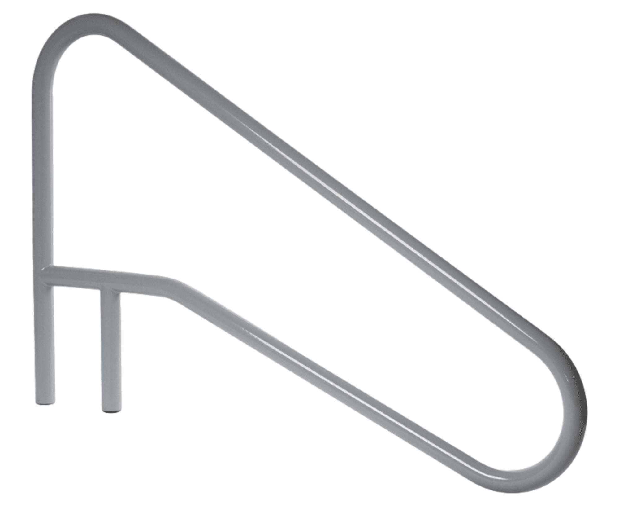 SR Smith DMS-102A-MG 54" Slanted Center Grab Handrail w/ Brace- Marine ...