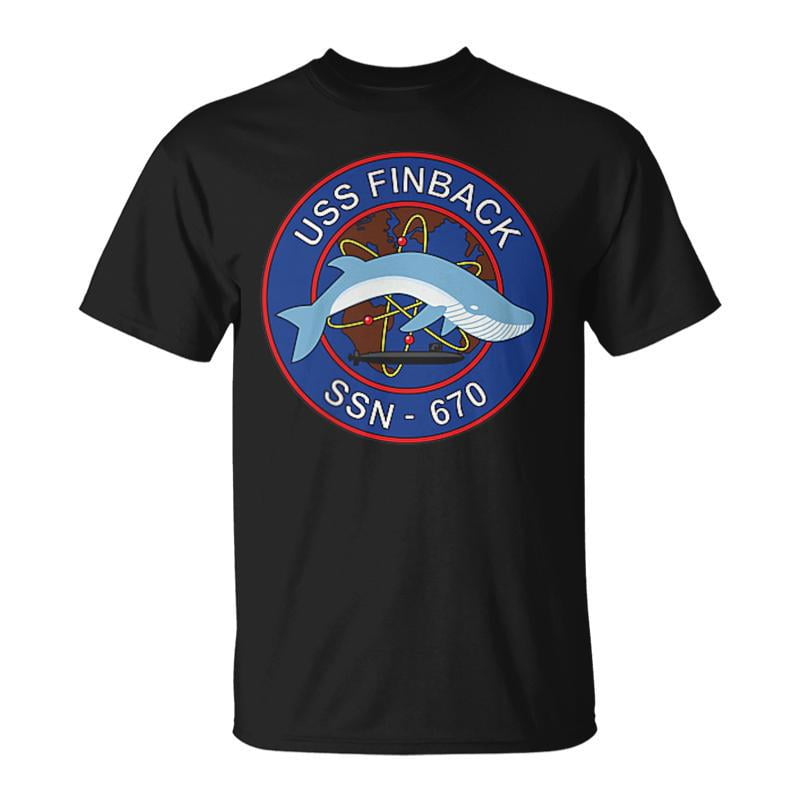 SR Uss Finback Ssn670 T-shirt - Walmart.com