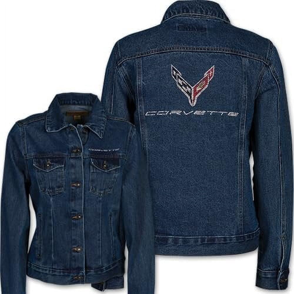 SR1 Performance C8 Corvette Jeweled Denim Jacket - Women's - Officially ...