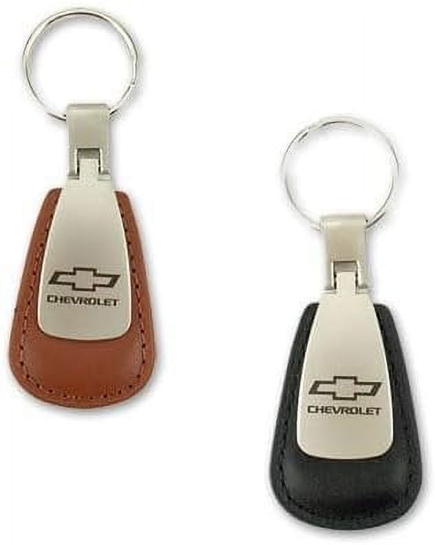 SR1 Performance Chevy Bowtie Leather Teardrop Key Chain - Officially ...