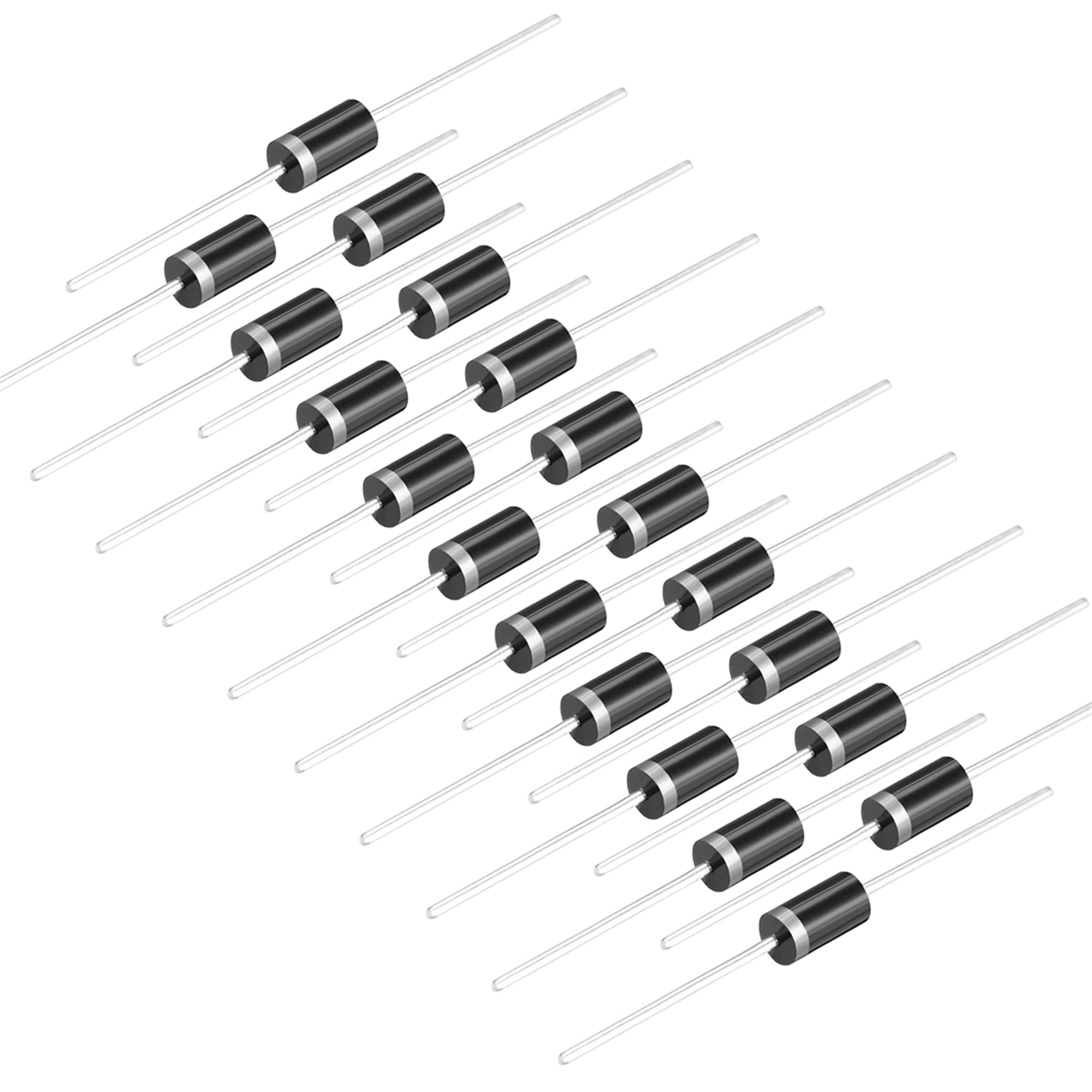 SR360 Schottky Rectifier Diode 3A 60V shaft Silastic Guard Diodes 20 ...
