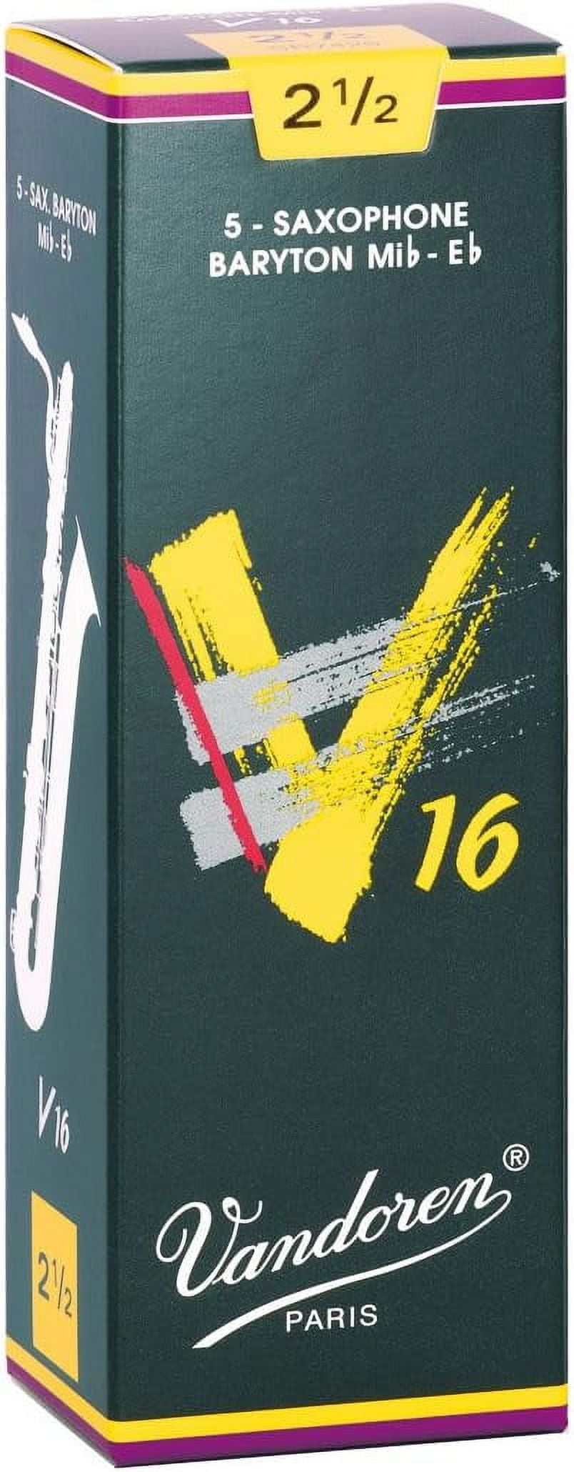 SR7425 Baritone Sax V16 Reeds Strength 2.5; Box of 5 - Walmart.com