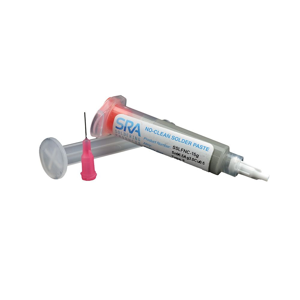 SRA SAC 305 Lead Free Solder Paste T3 - 15 Grams in a 5cc Syringe ...