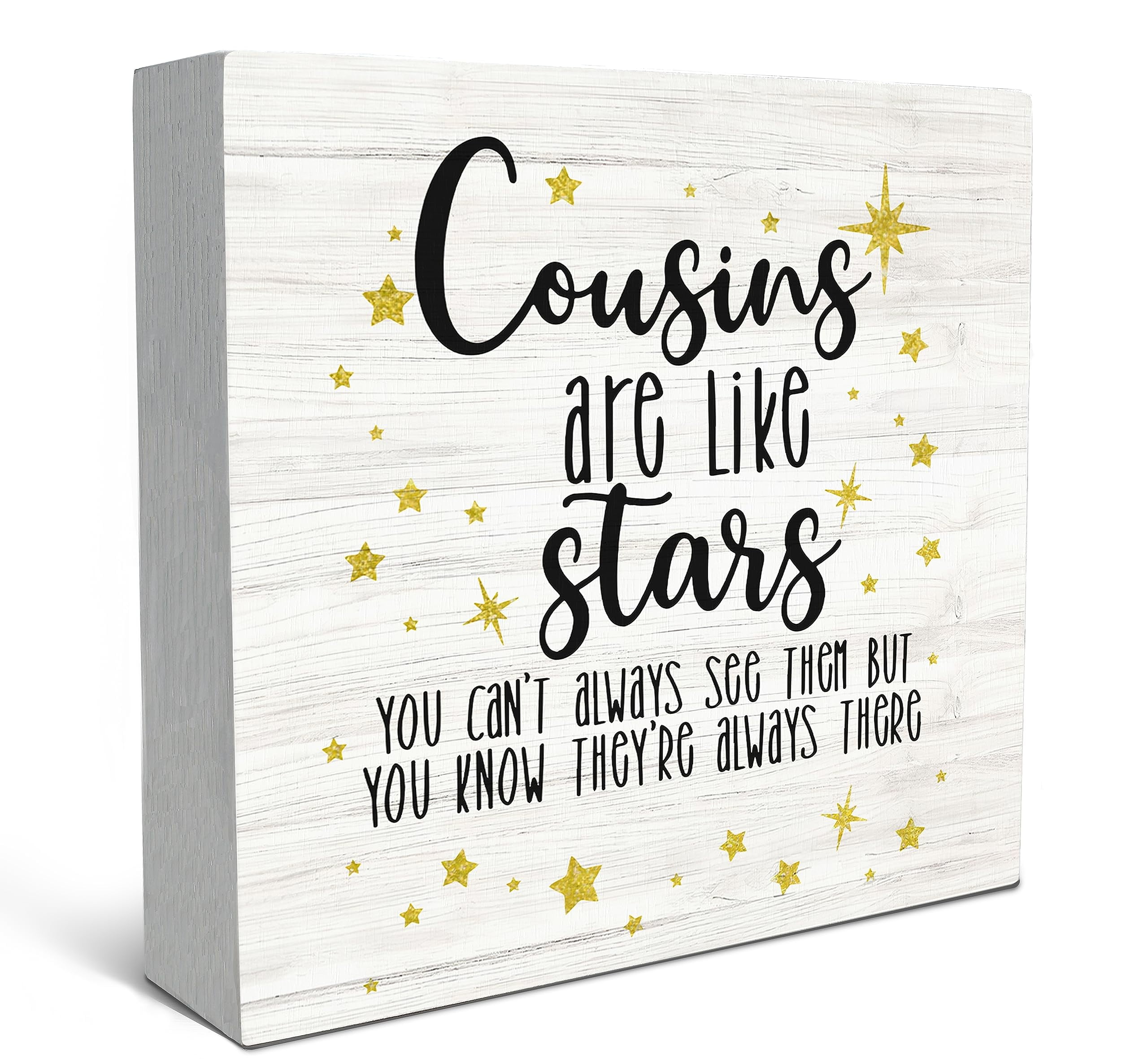 SRADMO Cousin Gifts,Cousin Gifts for Women,Cousins are Like Stars Wood ...