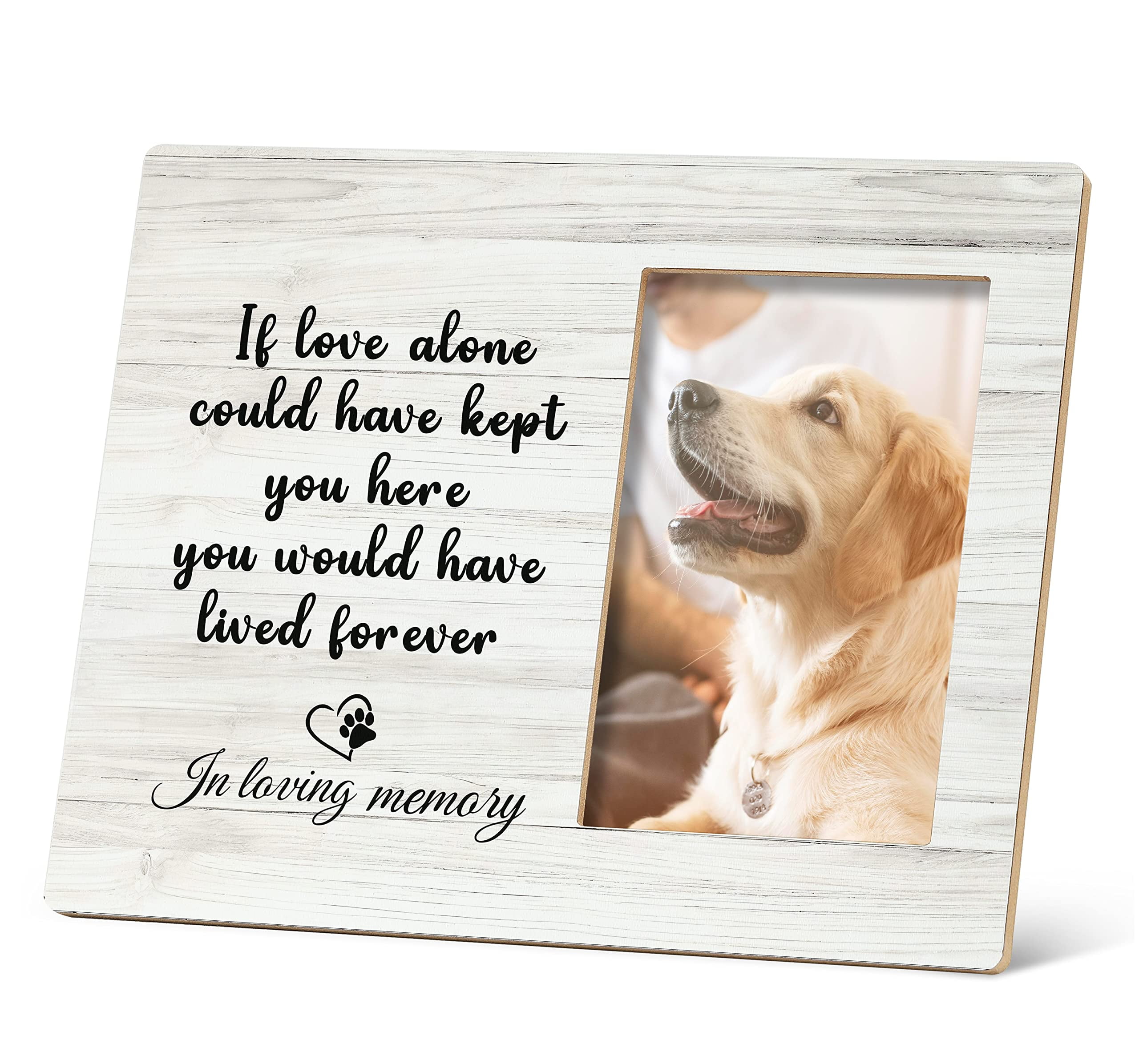 SRADMO Dog Memorial Picture Frame,Dog Frames For Pictures Memory ...