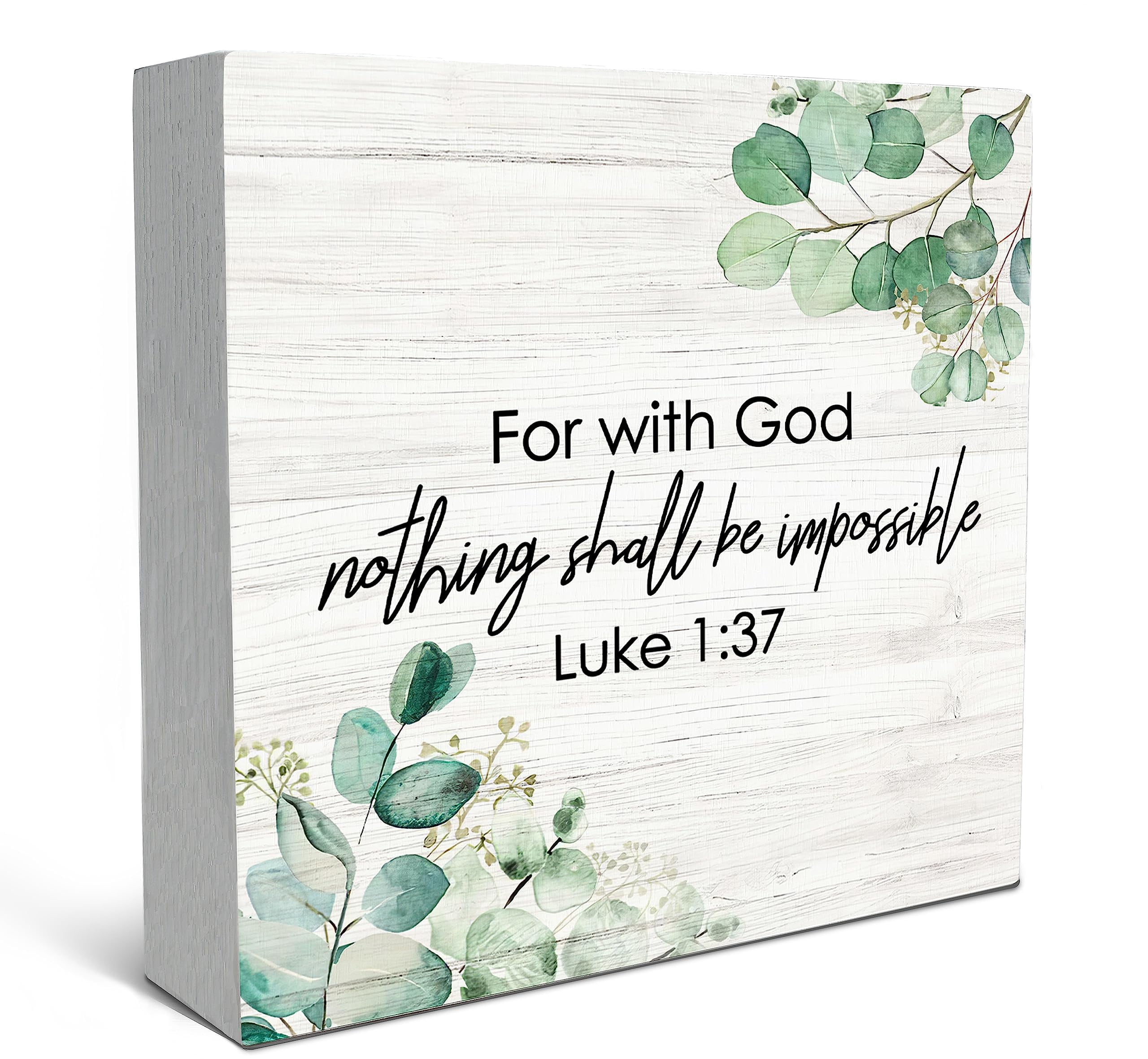 SRADMO Scripture Luke 1:37 for with God Nothing Shall Be Impossible ...