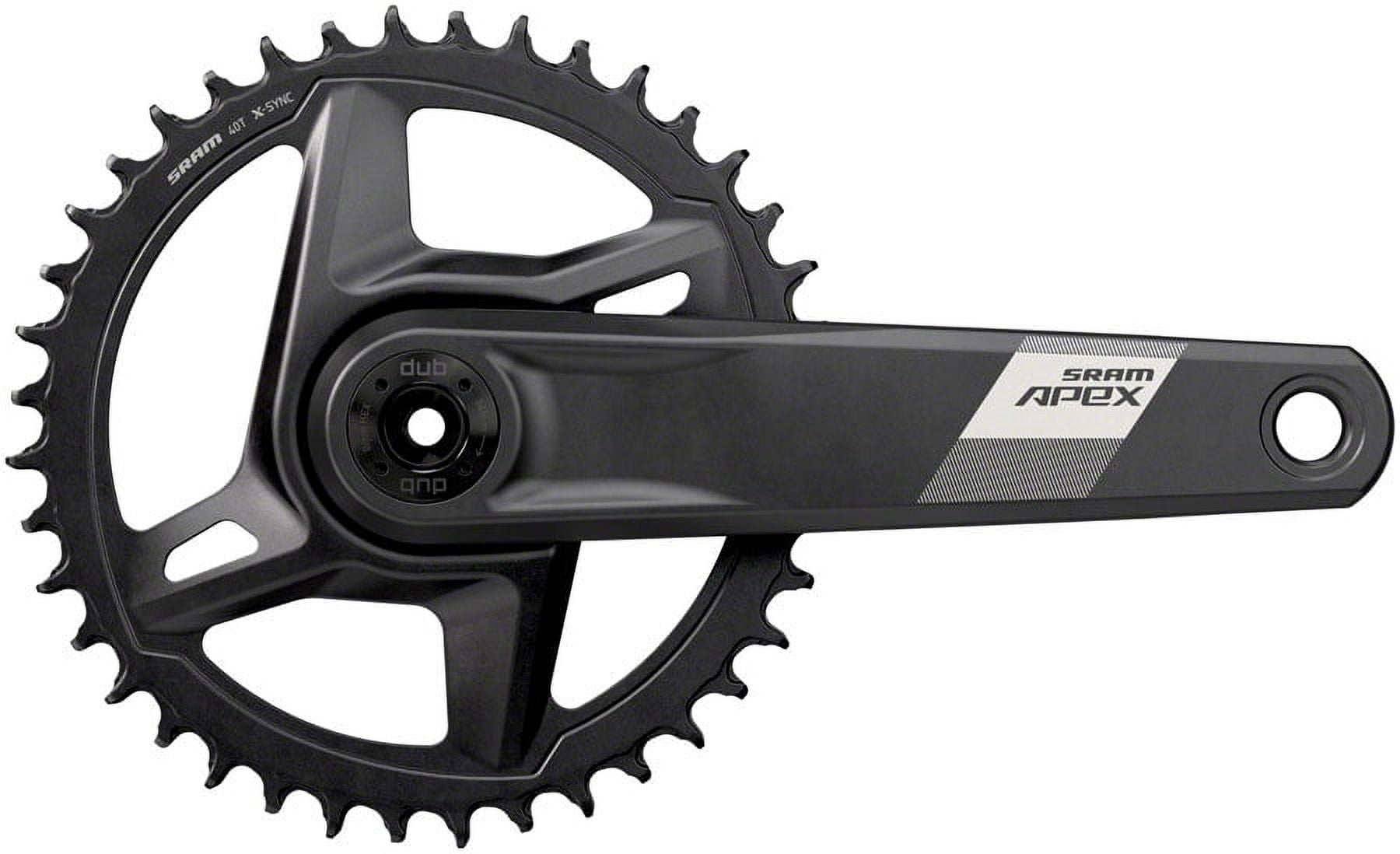 SRAM Apex 1 Wide Crankset - 170mm, 12-Speed, 40t, Direct Mount, DUB ...