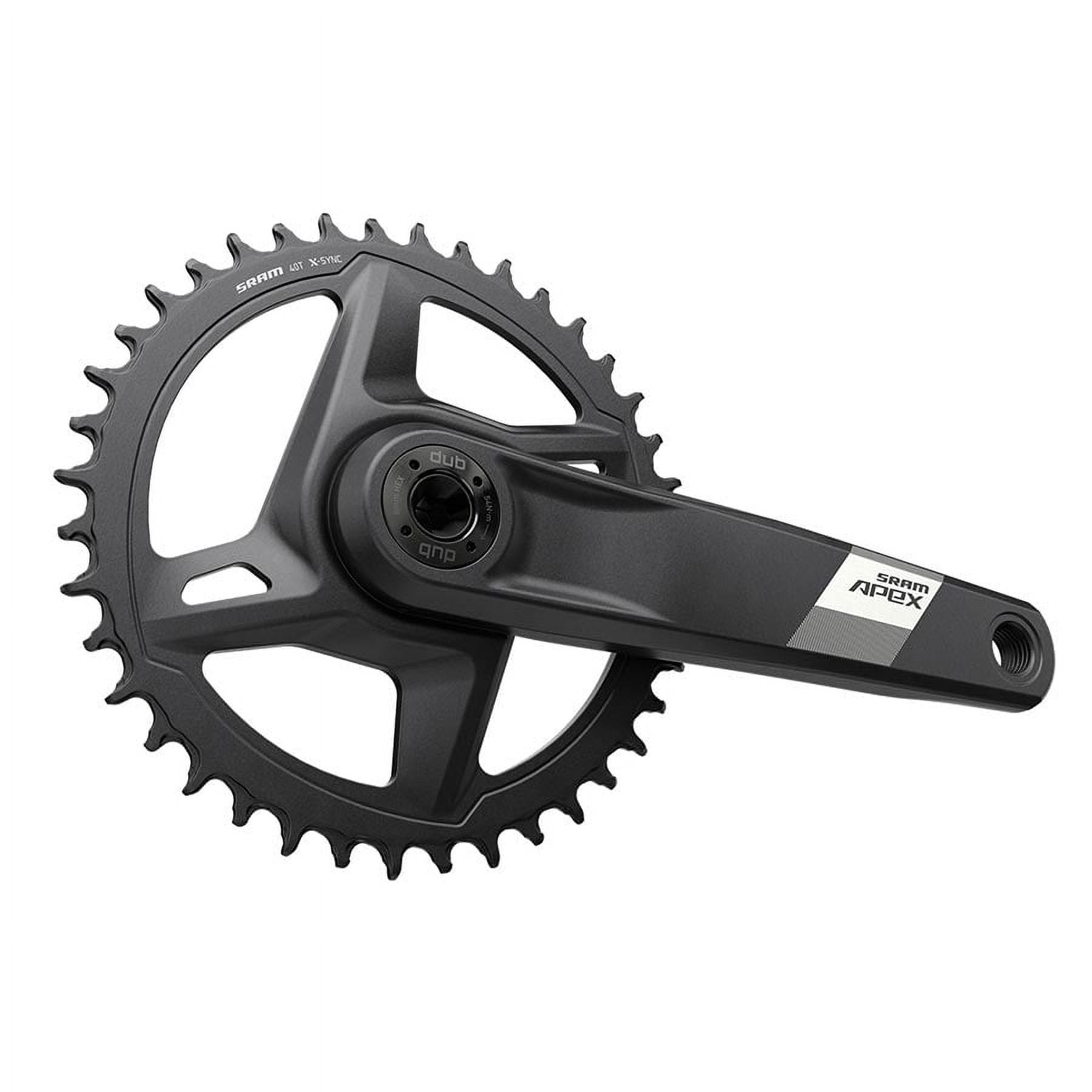 SRAM Apex D1 Crankset Speed: 12 Spindle: 28.99mm BCD: Direct Mount 42 ...