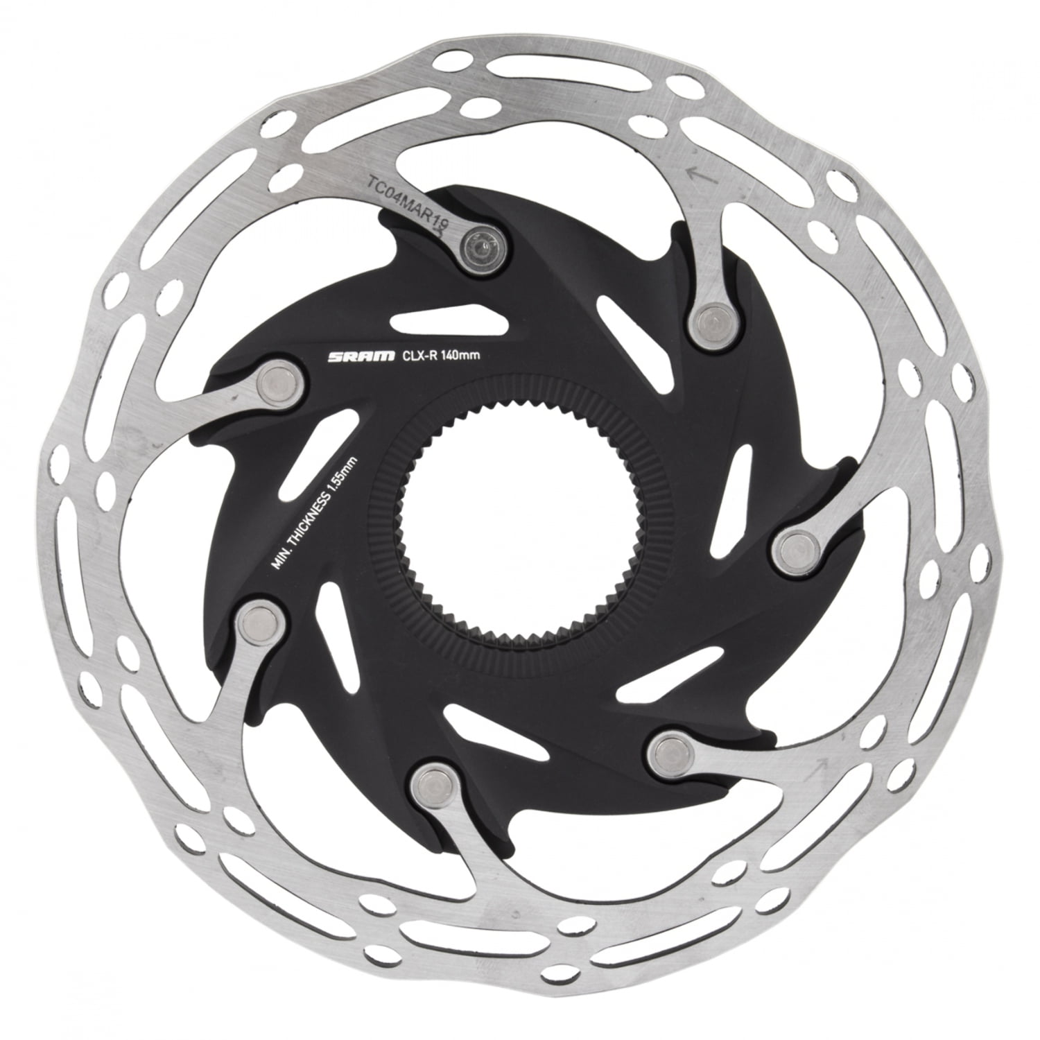 SRAM CenterLine XR Disc Brake Rotor - 140mm, Center Lock, 1.85mm ...
