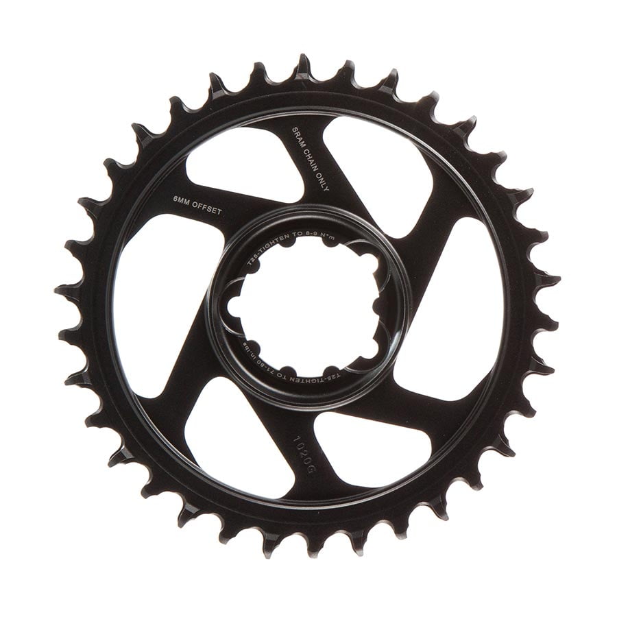 SRAM Eagle Chainring Teeth: 34, Speed: 11/12, BCD: Direct Mount ...