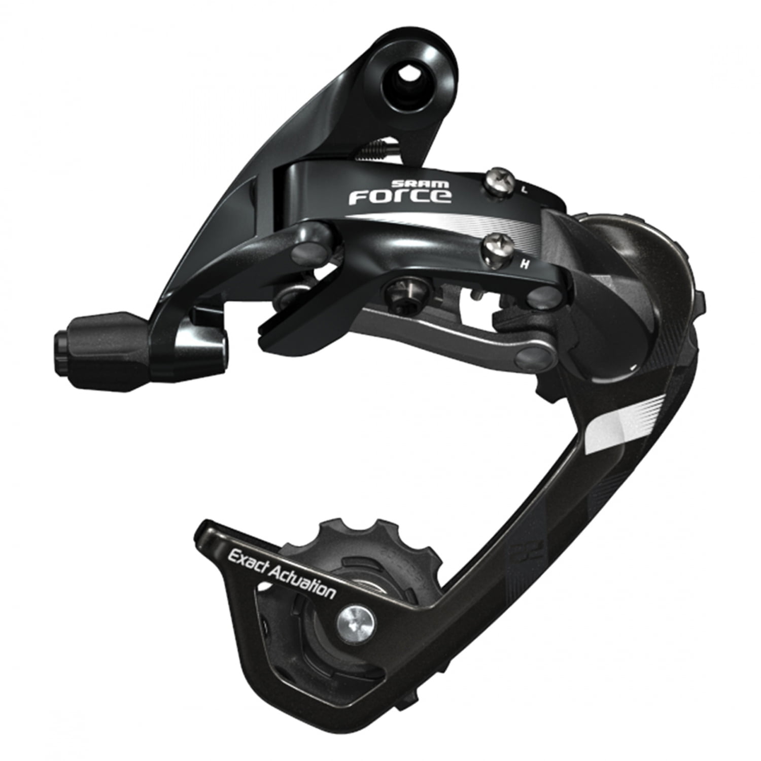 SRAM Force 22 WiFli Rear Derailleur - 11 Speed, Medium Cage, Black ...