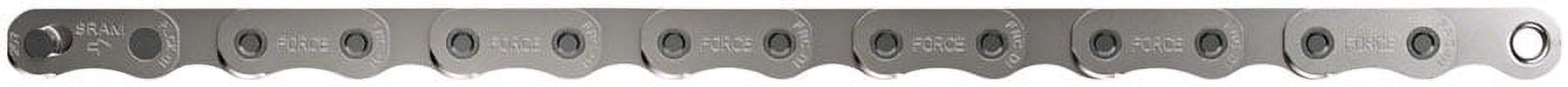 SRAM Force AXS Chain - 12-Speed, 120 Links, Flattop, Silver - Walmart.com