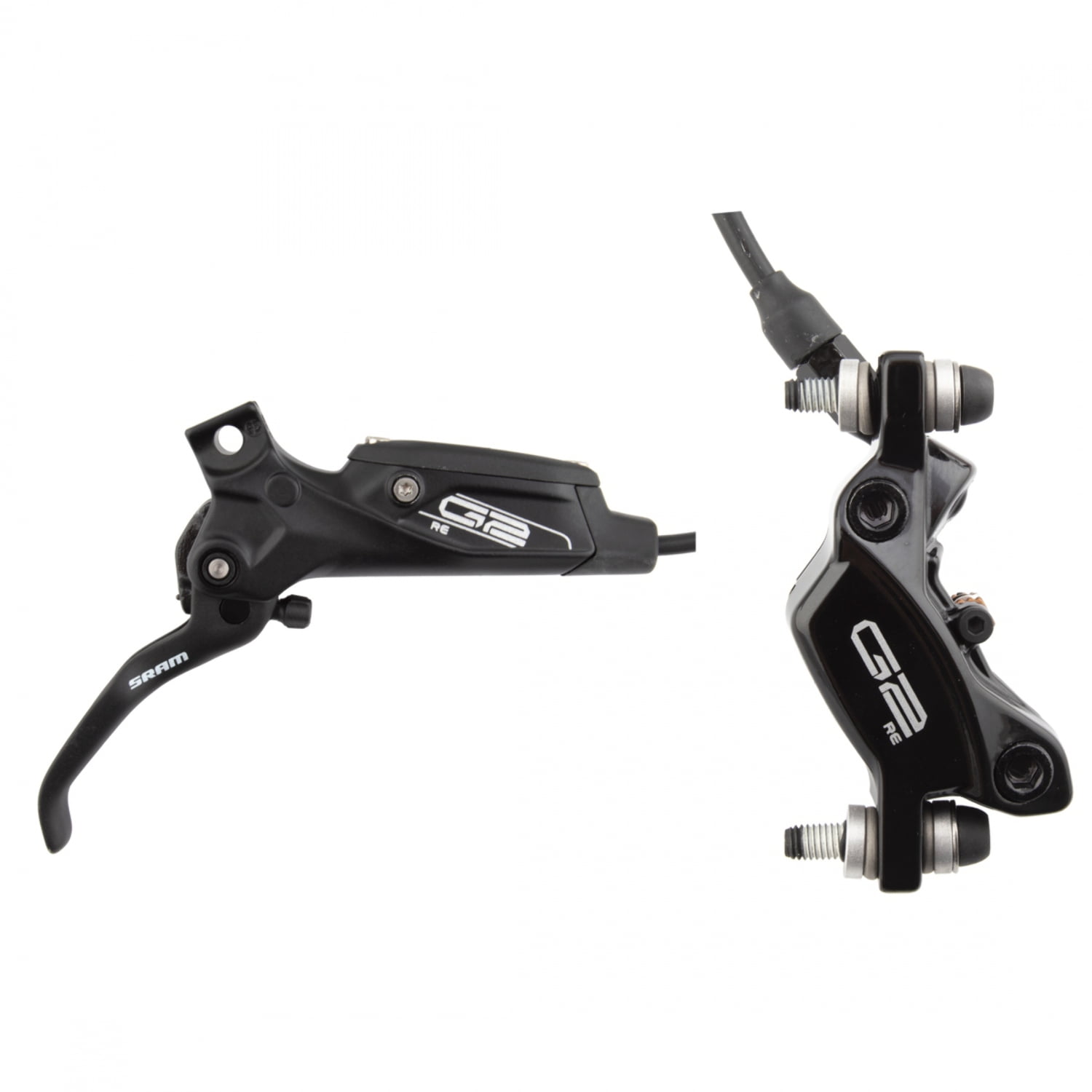 SRAM G2 RE Disc Brake and Lever - Rear, Hydraulic, Post Mount, Gloss ...