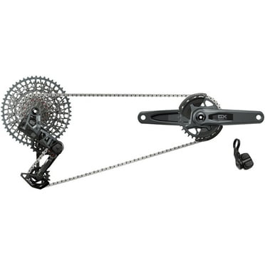 SRAM GX Eagle T-Type Ebike AXS Groupset - 104BCD 34T with Clip-On Guard ...