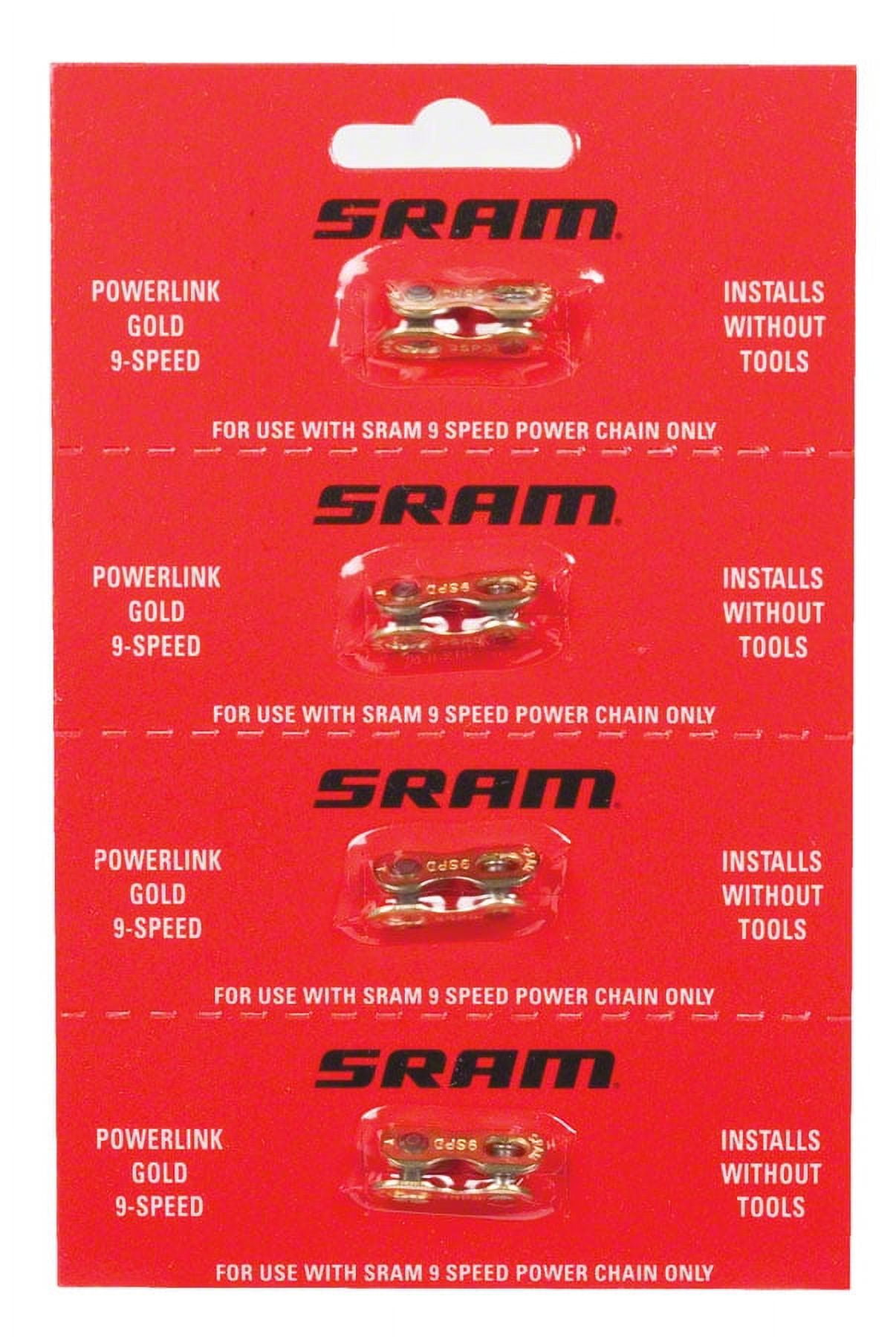 SRAM PowerLock Chain Link And Pin 9 Speed Card/4 - Walmart.com