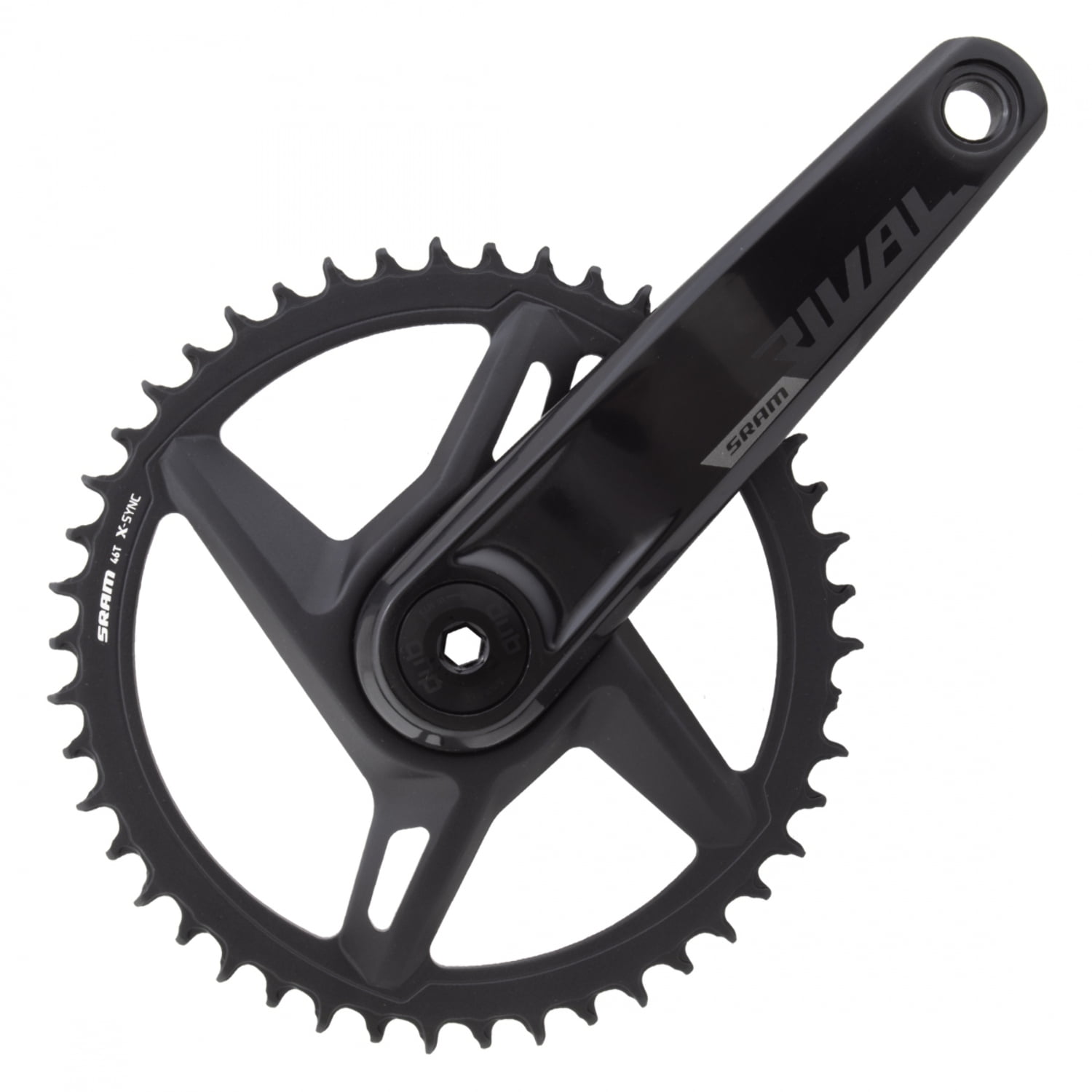 SRAM Rival 1 AXS Wide Crankset 170mm 12-Speed 46t DUB Spindle Interface ...