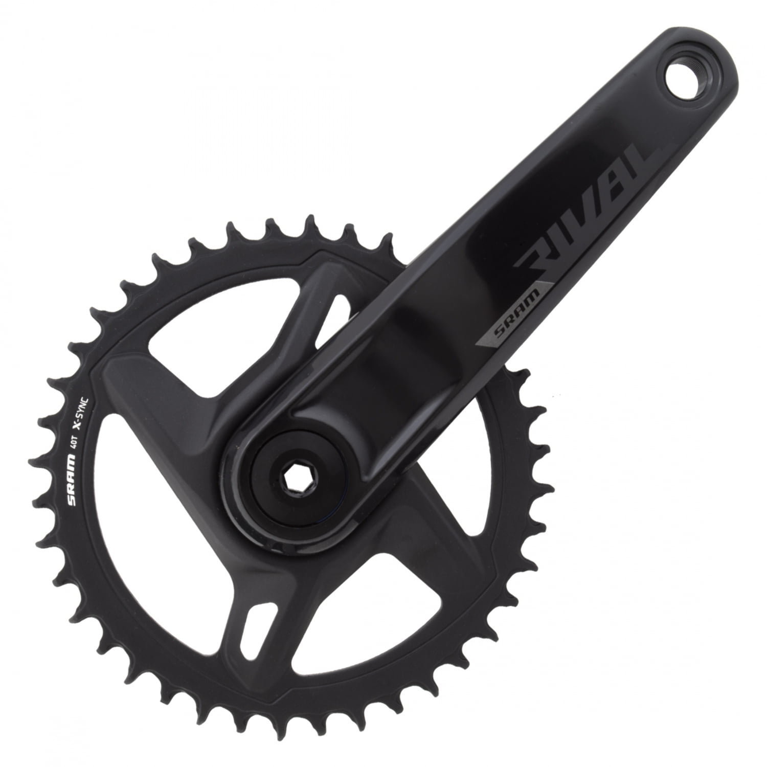 SRAM Rival 1 AXS Wide Crankset 175mm 12-Speed 40t DUB Spindle Interface ...