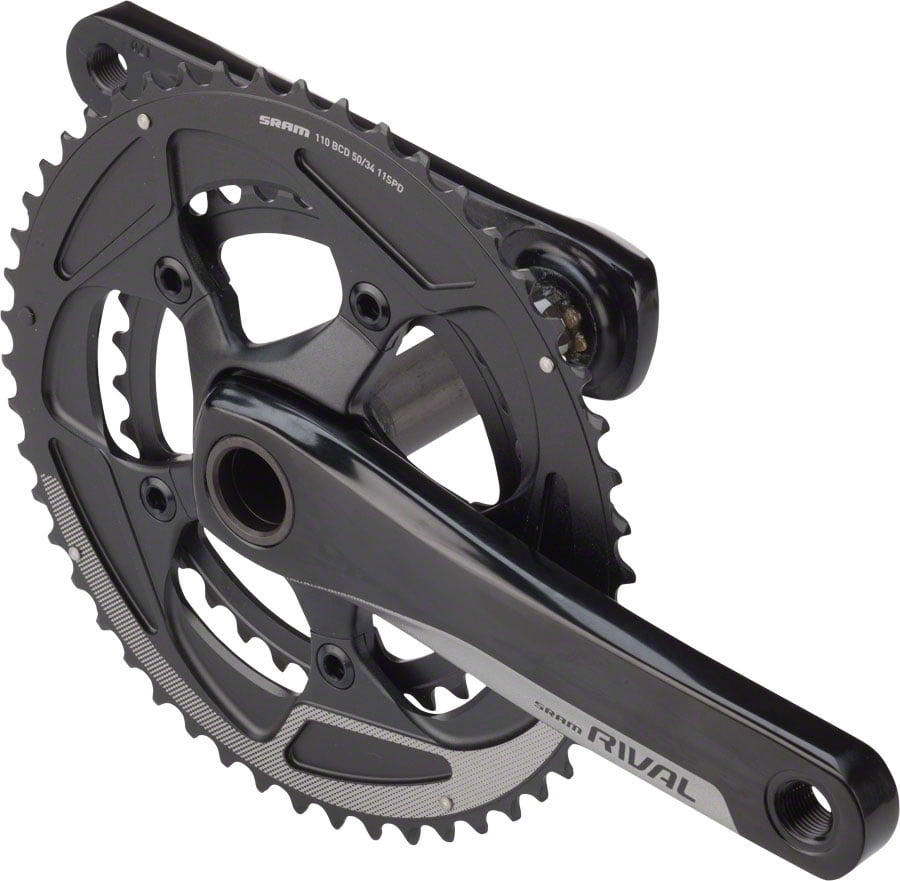 SRAM Rival 22 Crankset 170mm 11-Speed 46/36t 110 BCD GXP Spindle ...