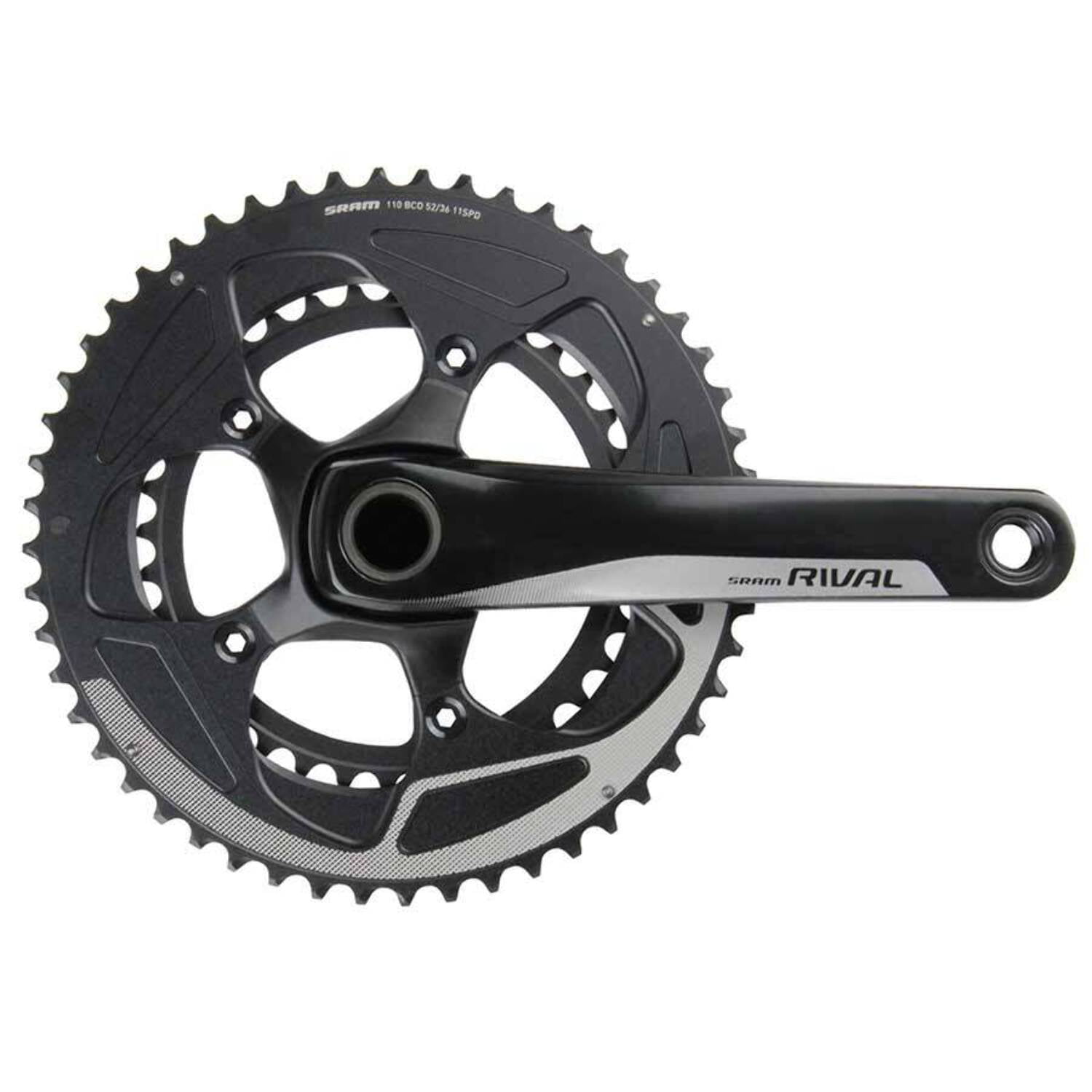 SRAM Rival 22 Crankset 175mm 11-Speed 52/36t 110 BCD GXP Spindle ...