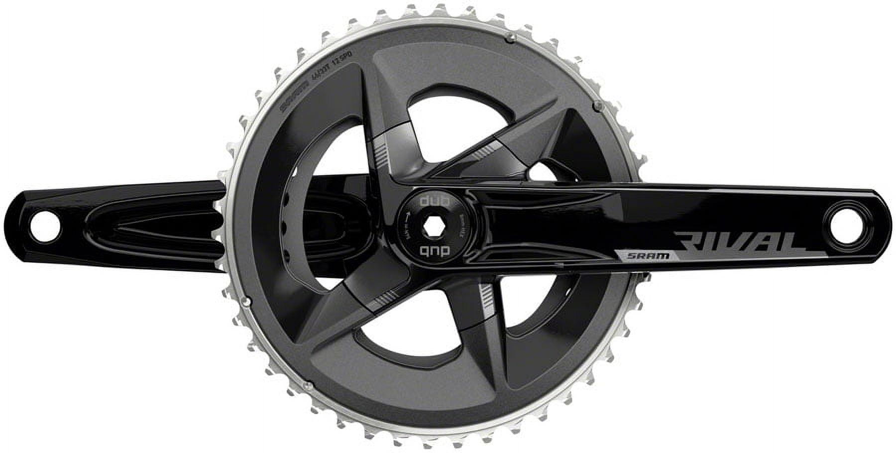 SRAM Rival AXS Crankset - 160mm 12-Speed 48/35t 107 BCD DUB Spindle Interface BLK D1 - Walmart.com